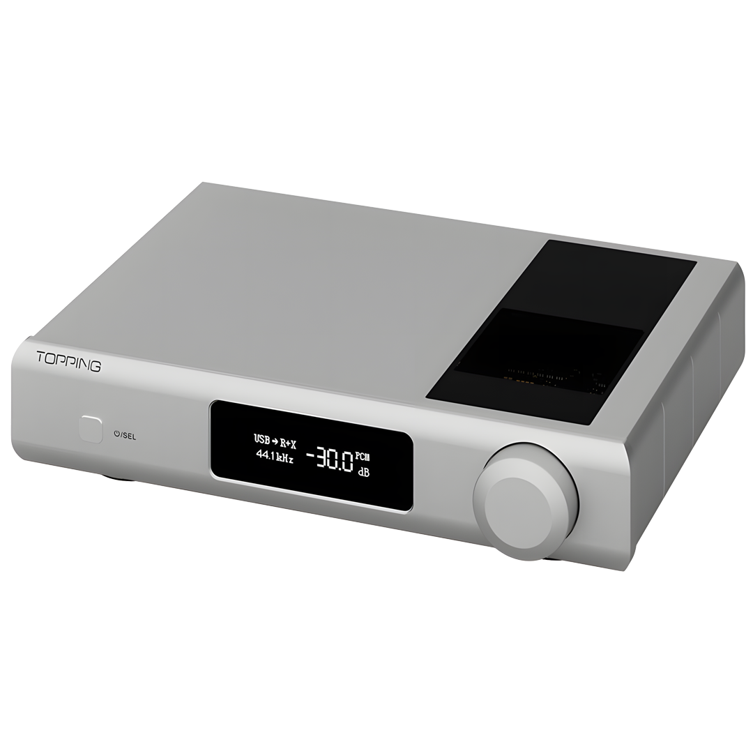 Topping Audio D90 III DISCRETE DAC | Silver | Balanced Discrete DAC ...