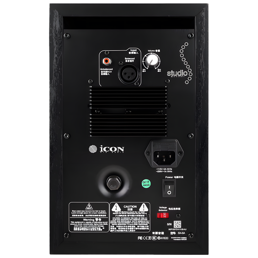 Icon Pro Audio SX-6A | Active Studio Monitor | Çift | 120W 6.5" 2-Yollu ...
