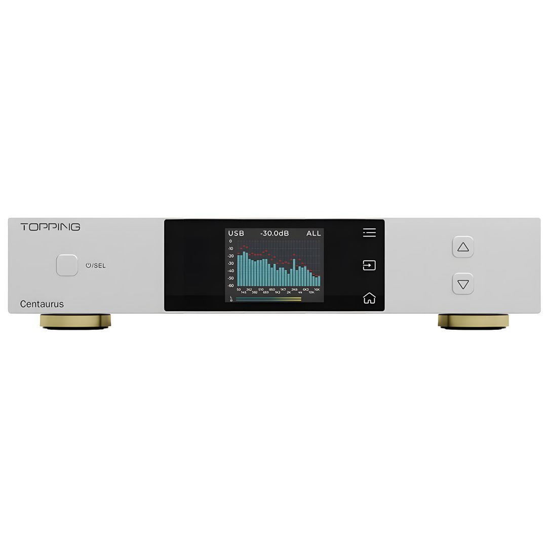Topping Audio CENTAURUS | Silver HiFi DAC Balanced R2R XMOS XU316 ...