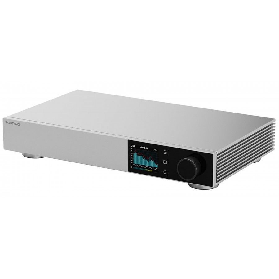 Topping Audio D900 Ultra-Flagship DAC | Silver | Discrete 1bit DAC ...