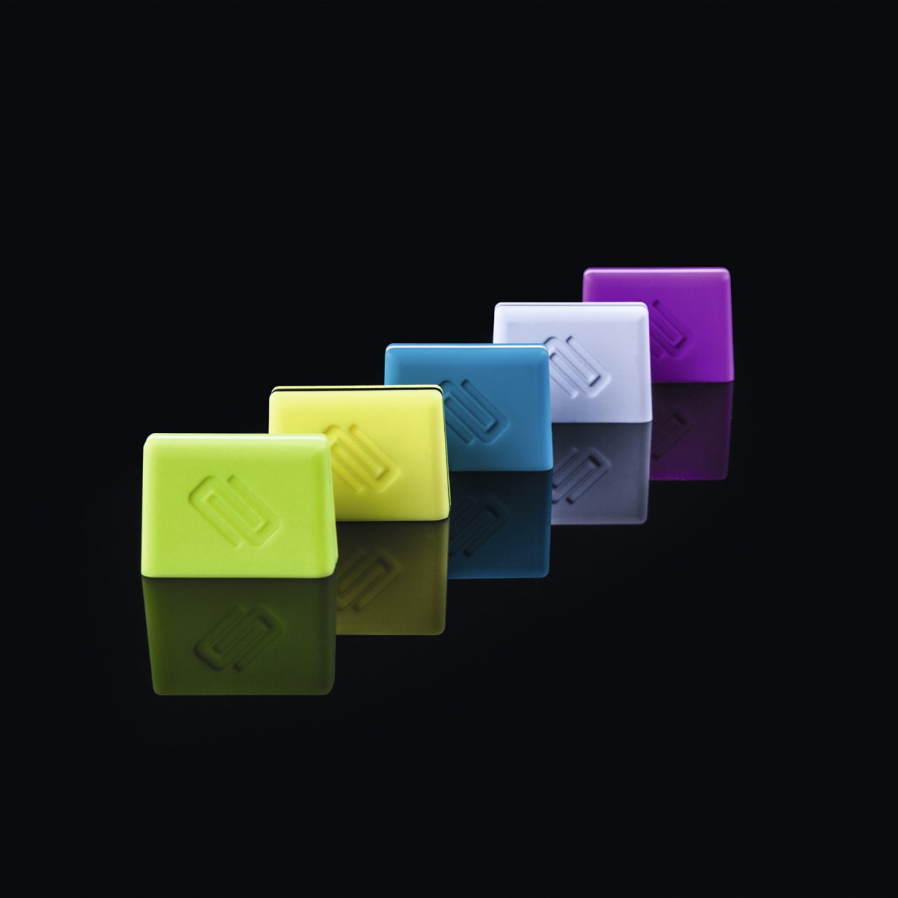 Reloop Fader Cap Set White (Set of 5) - Neon Renkli DJ Fader Caps