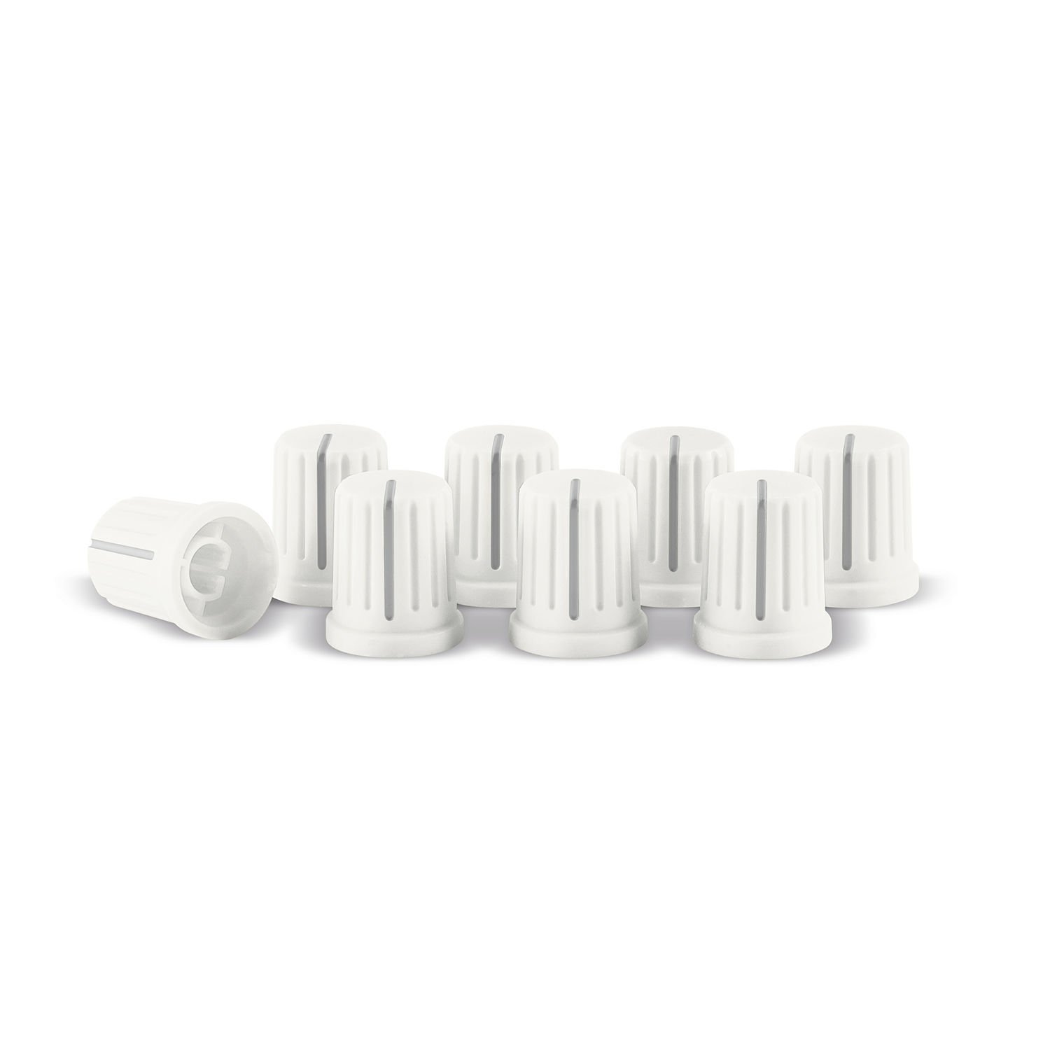 Reloop Knob Cap Set White (Set of 8) - Neon Renkli DJ Knob Caps