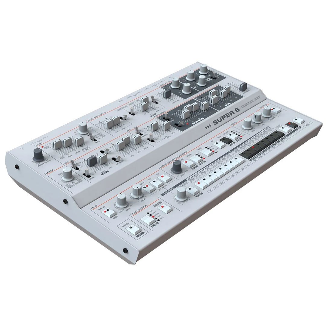 UDO Audio Super 6 Desktop Grey | 12-Voice Polyphonic, Digital-Analog ...