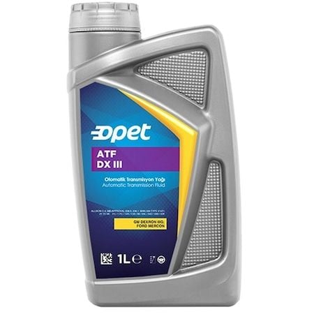 OPET Opet Atf 3 Dexron IIIG Otomatik Transmisyon Yağı 1 L TOPTAN ...