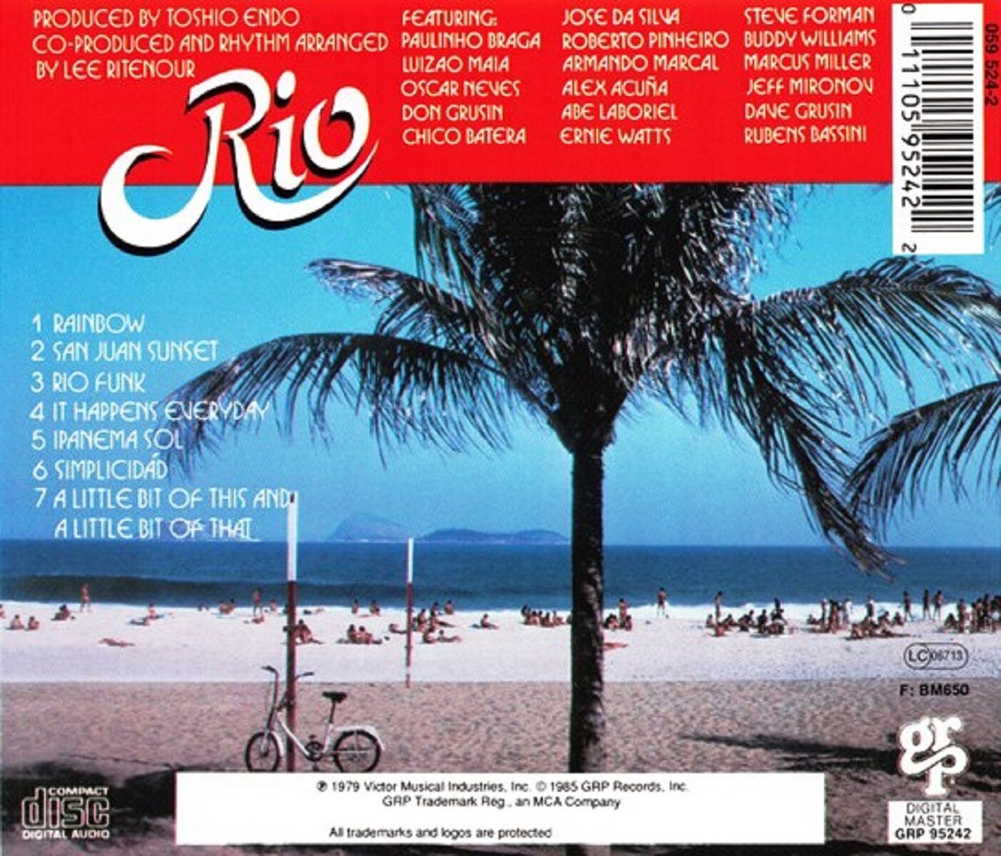 LEE RITENOUR - RIO (CD) (1985)