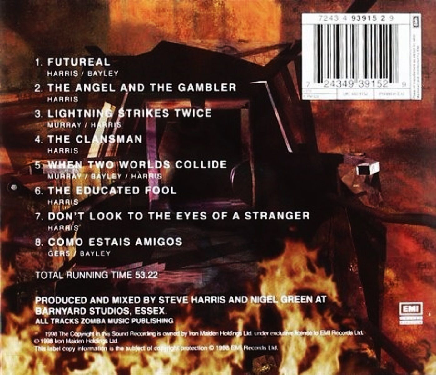 IRON MAIDEN - VIRTUAL XI (CD) (1998)