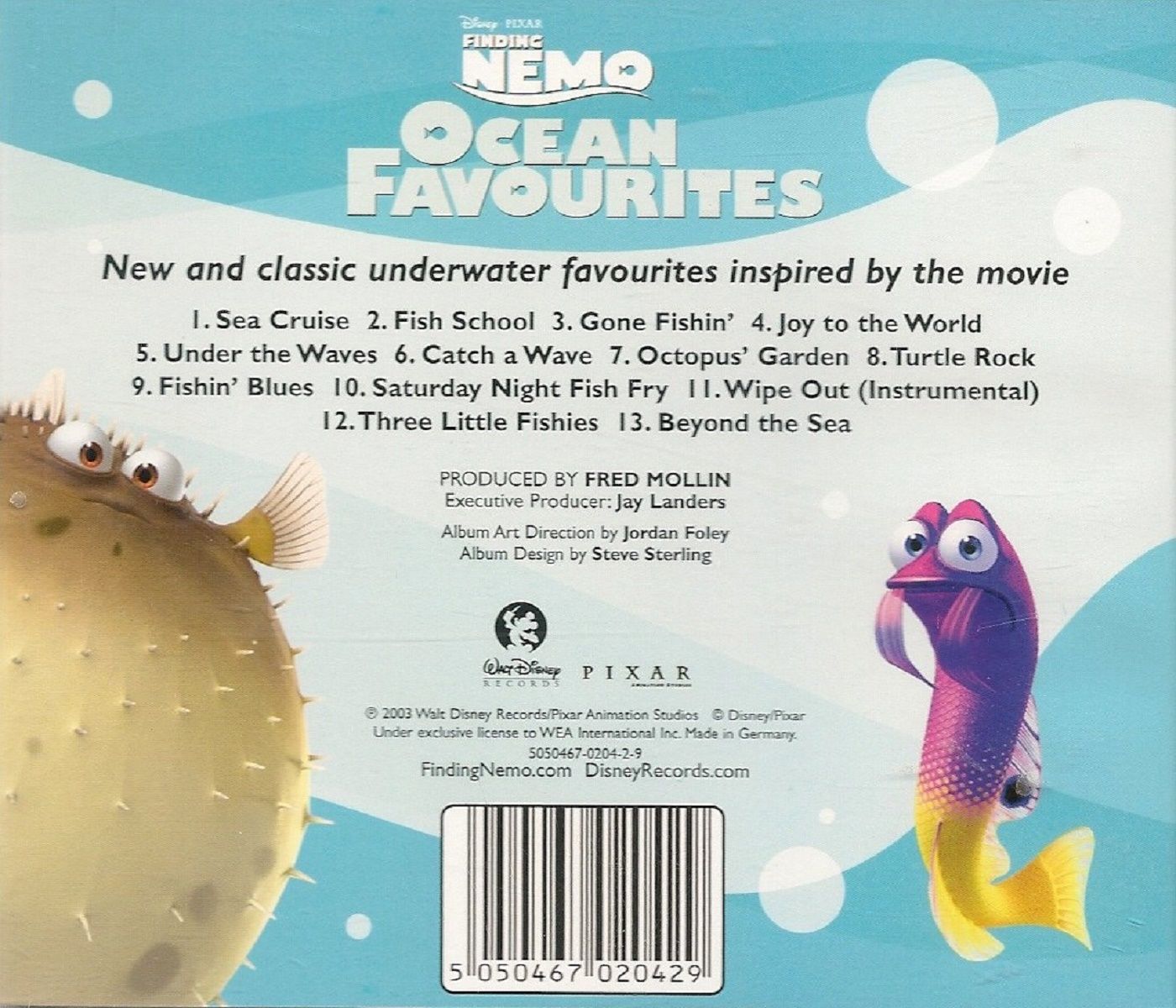 NEMO FINDING NEMO OCEAN FAVOURITES - SOUNDTRACK (CD)