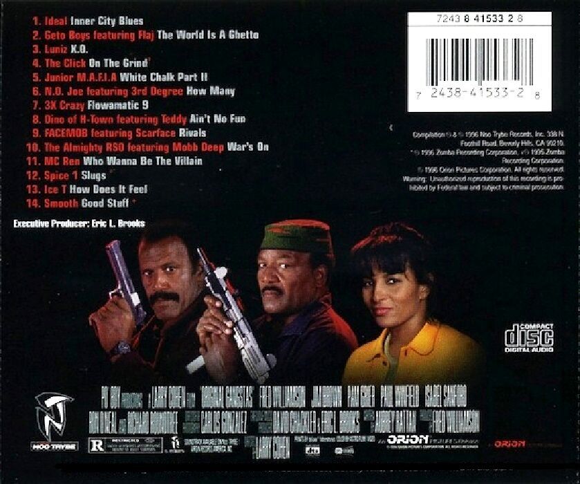 ORIGINAL GANGSTAS - SOUNDTRACK (CD) (1996)