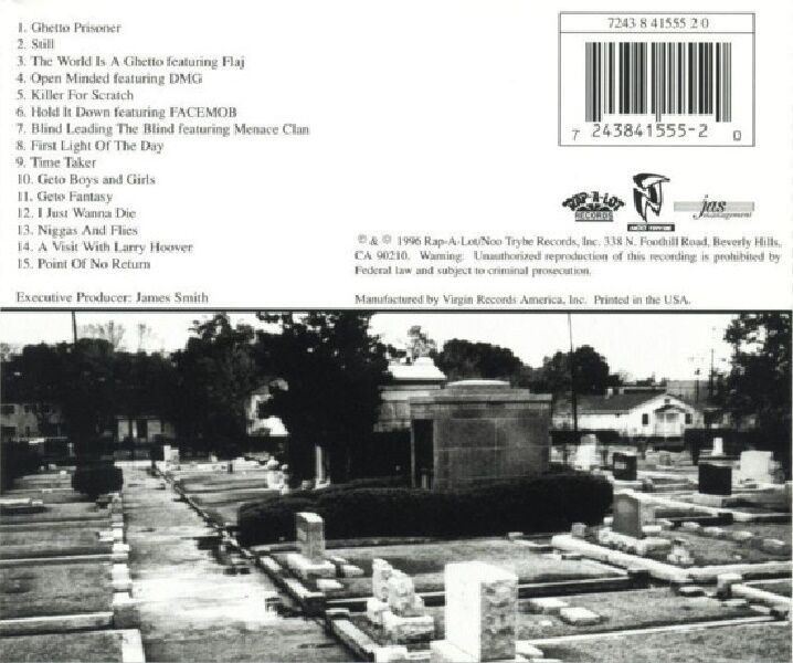 GETO BOYS - THE RESURRECTION (CD) (1996)