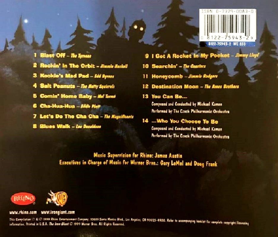 THE IRON GIANT - SOUNDTRACK (CD)