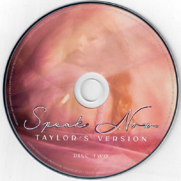 TAYLOR SWIFT - SPEAK NOW (TAYLOR'S VERSION) (2 CD)