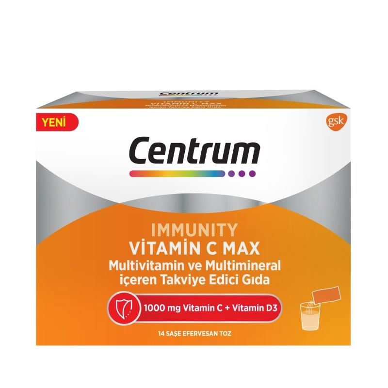 Centrum Immunity Vitamin C Max 14 Saşe I UYGUN FİYAT I ORİJİNAL I ...