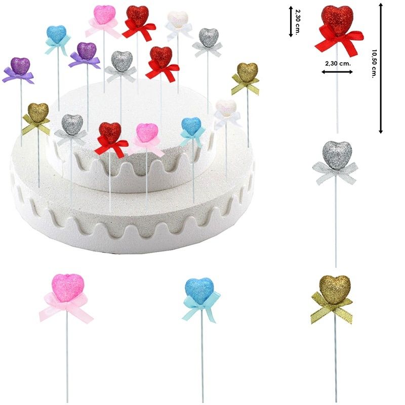 Minik Kalp Çubuk - 10 Adet BEYAZ I Uygun Fiyat ve Aynı Gün Kargo SüSLe'de!