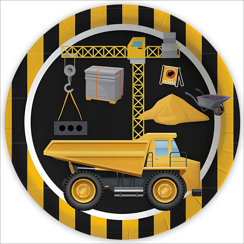 İnşaat Partisi Karton Tabak - 23cm x 8 Adet I Uygun Fiyat ve Aynı Gün ...