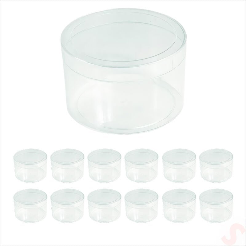 Mika, Kapaklı Oval Şeffaf Kutu, 7cm x 5cm x 12 Adet I Uygun Fiyat ve ...