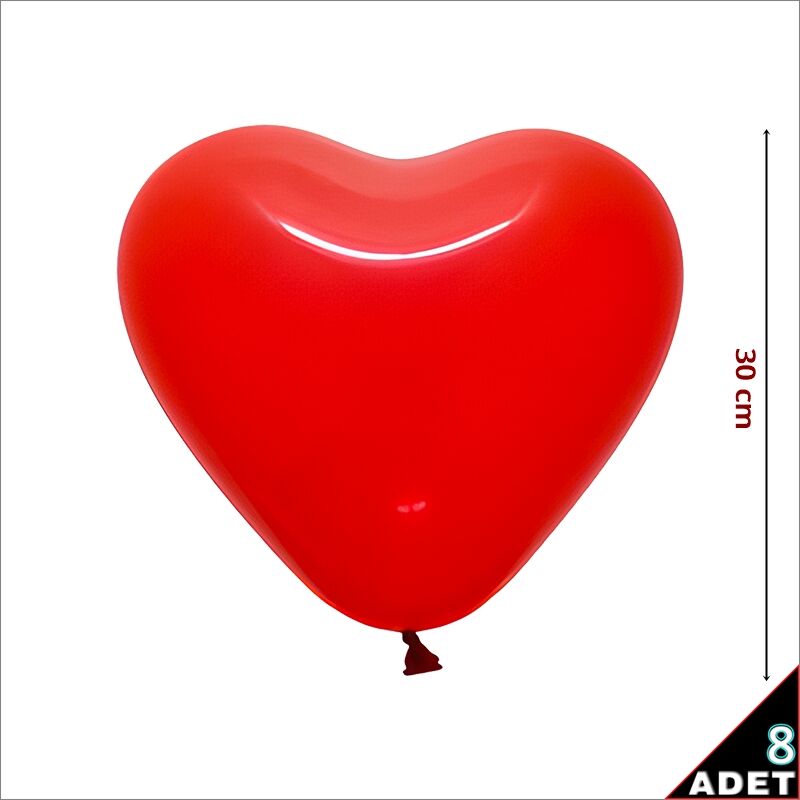 Kalp Balon, 8 Adet - Kırmızı I Uygun Fiyat ve Aynı Gün Kargo SüSLe'de!