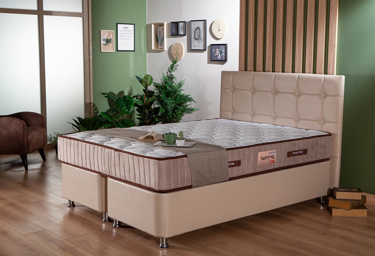 Spring Bed set - Mobetto Mobilya - Bed / Base / Headboard