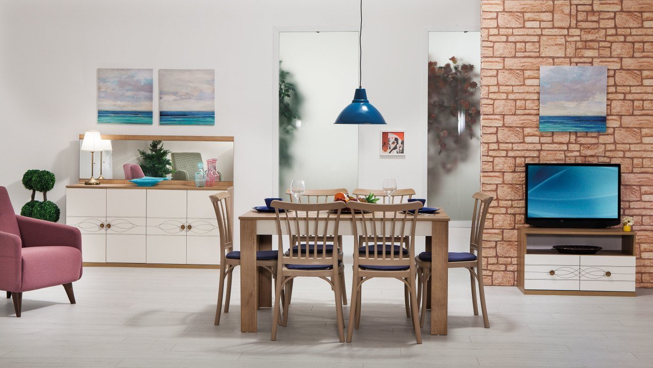 Alvin Dining Room Set - Mobetto Mobilya - Dining Room