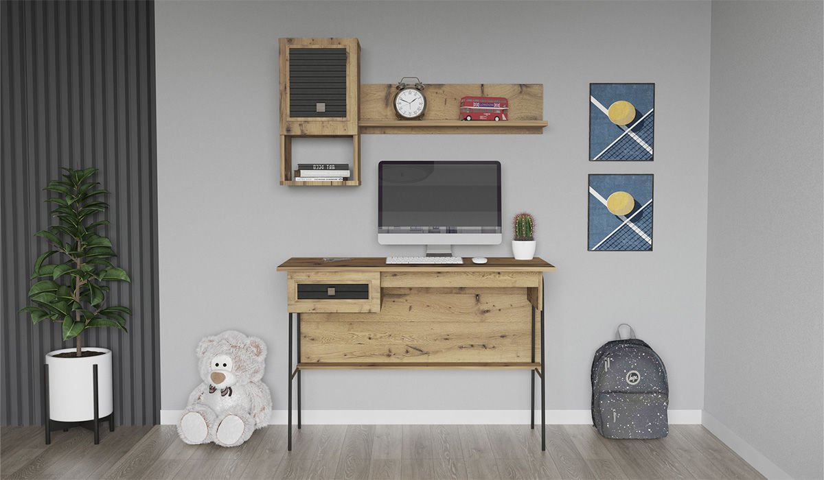 Arya Young room Study Desk - Mobetto Mobilya - Kids / Young Room