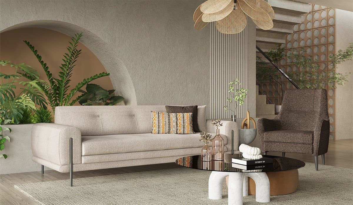 Salda Sofa set - Mobetto Mobilya - Living Room