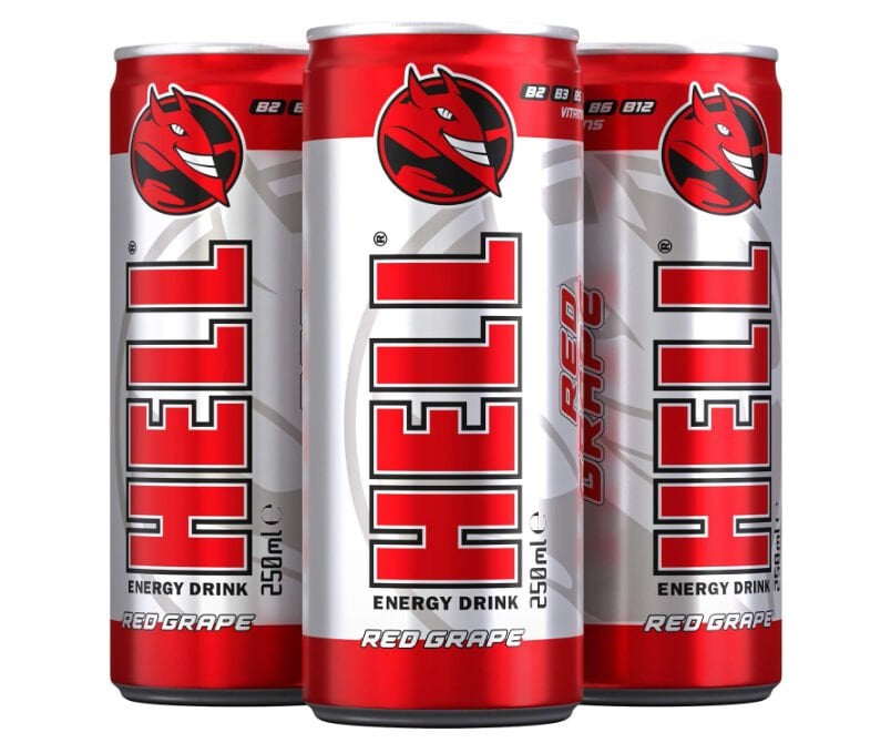 HELL ENERGY DRINK Hell Energy Drink RED GRAPE AROMALI 24 lü paket