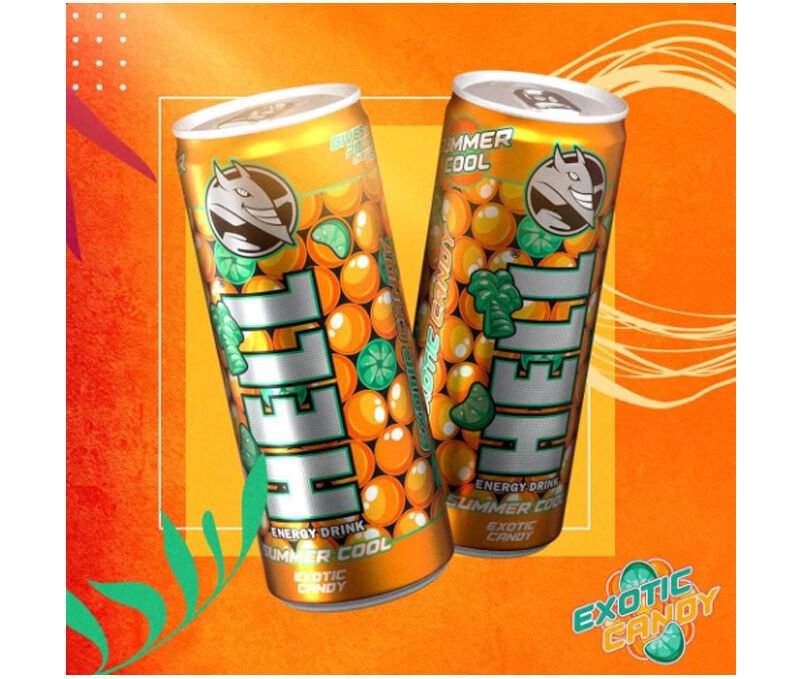 HELL ENERGY DRINK Hell Energy Drink EXOTIC CANDY 24 lü paket