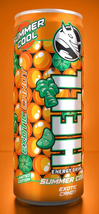 Hell Energy Drink Hell Energy Drink EXOTIC CANDY 24 lü paket