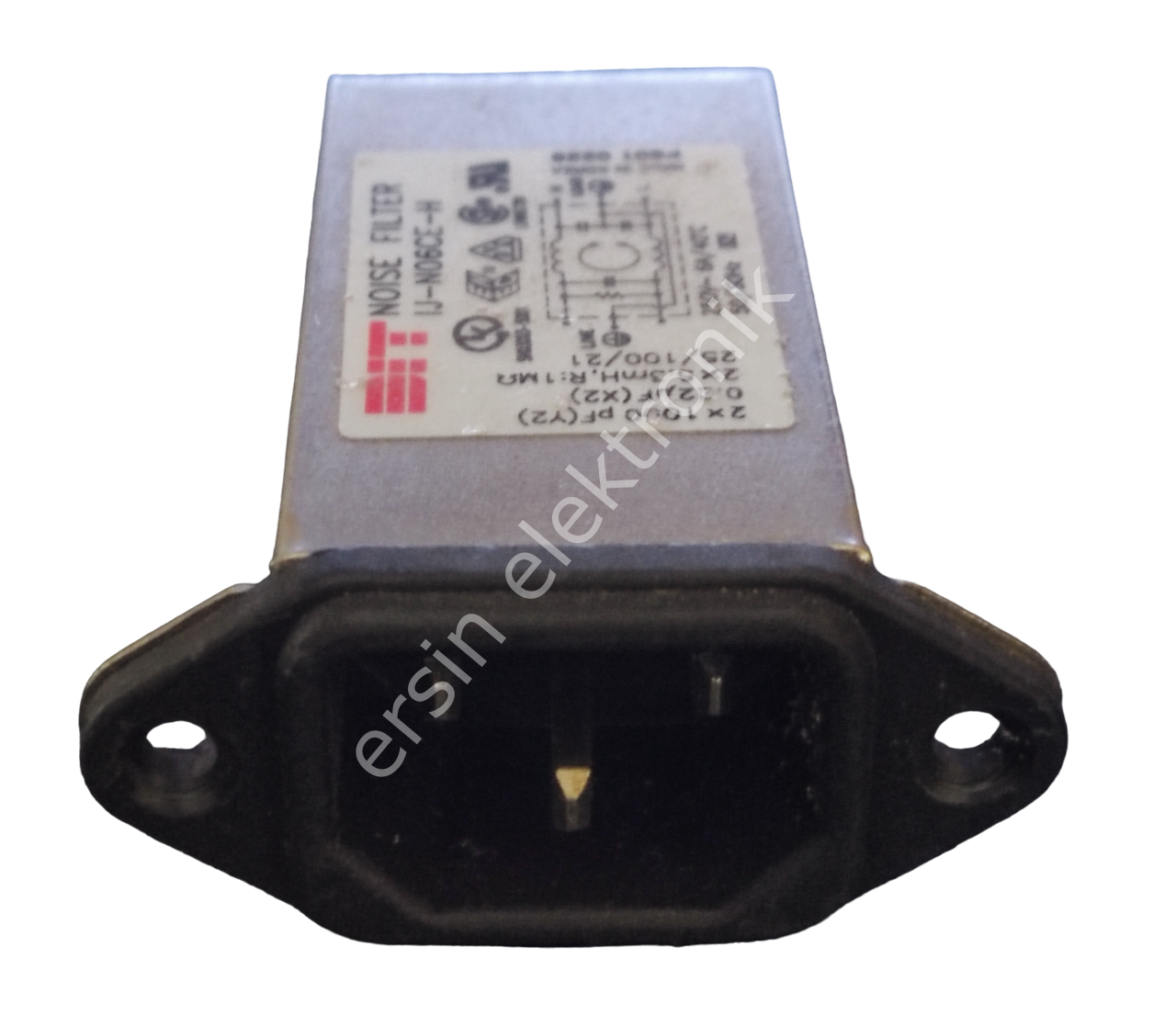 (6A) EMI FILTER (Gürültü Filtresi) IJ-N06CE-H ) 6A 250V Power Line ...