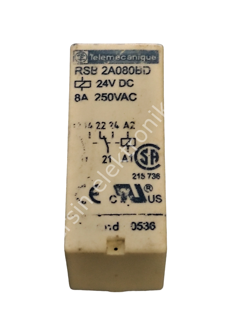 RSB2A080BD (24V) /Telemecanique Röle - TELEMECANIQUE - 24V Röle - Ersin ...