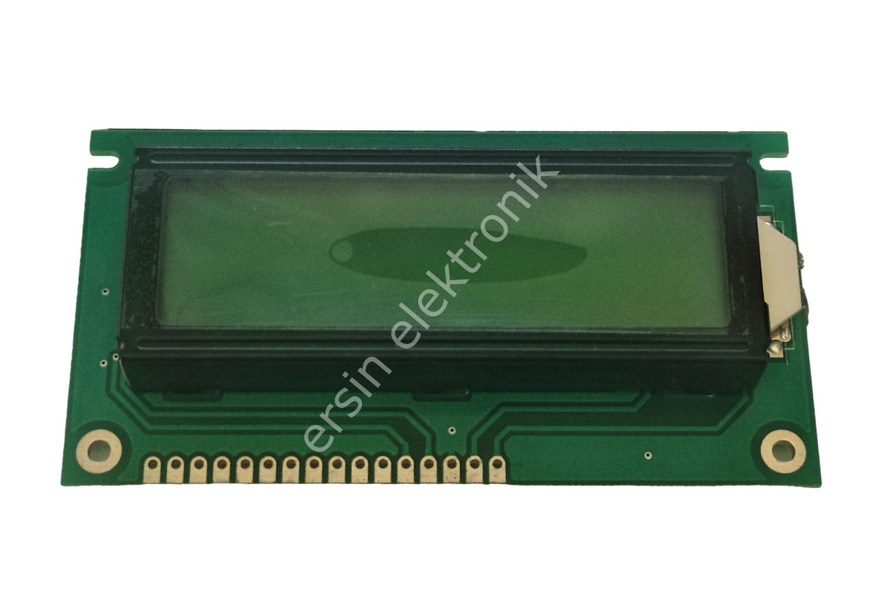 2X16 Yeşil LCD Modül / CA1602D - - LCD Display - Ersin Elektronik
