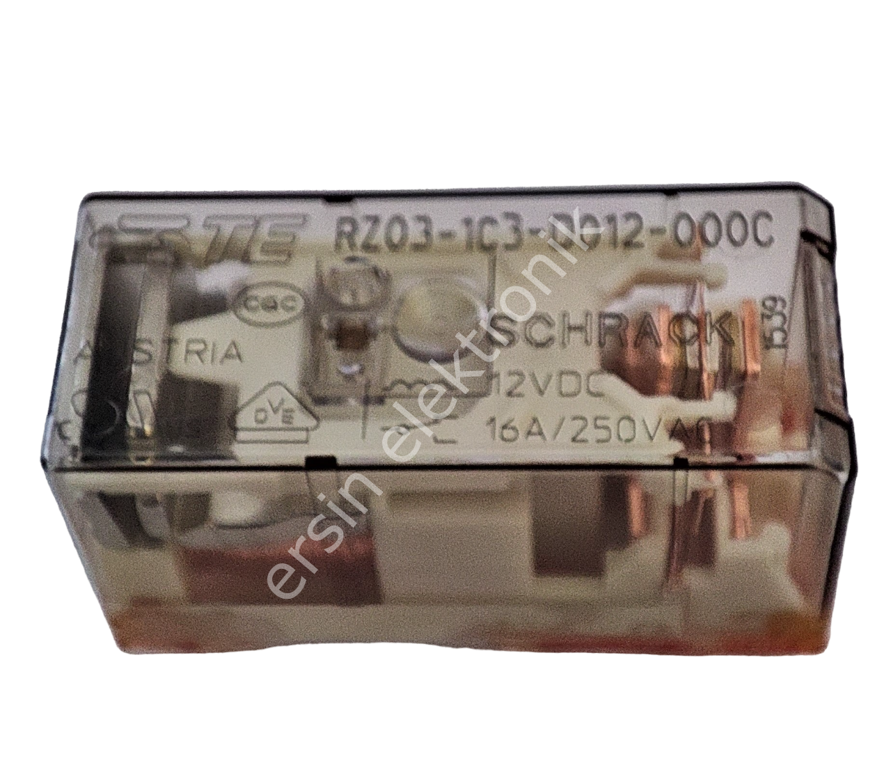 RZ03-1C3-D012-000C 12V 16A Röle (8 Pinli) (D.C...Schrack) - SCHRACK ...