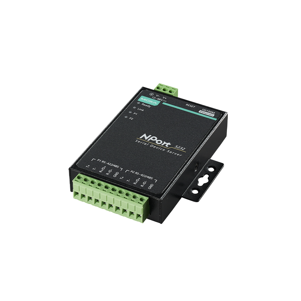 MOXA NPort 5232 w/ adapter - Seri Ethernet Çeviriciler