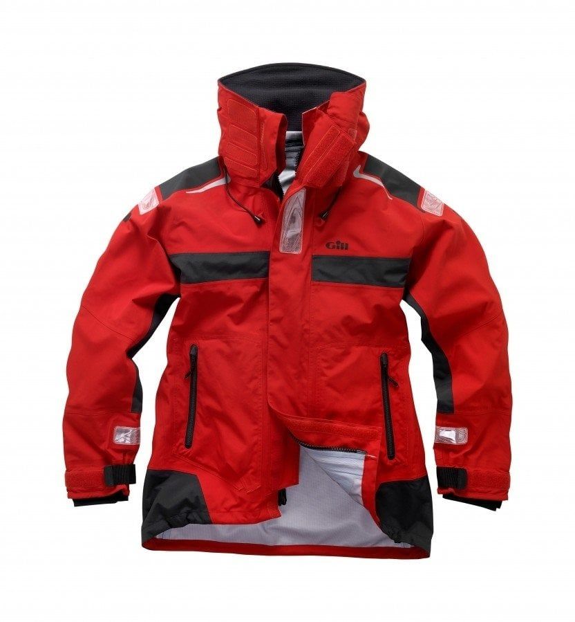 OC RACER ERKEK CEKET Red/Graphite L l Gill l YAT GİYİM - INSHORE ...