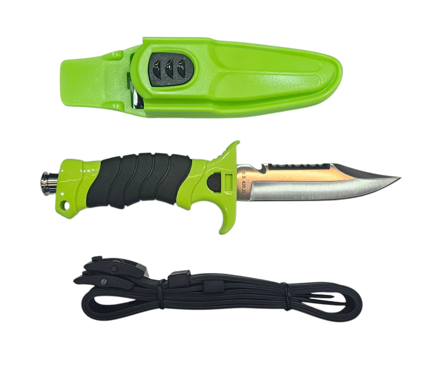 KN-75-Bıçak Sarı (Dalış Bıçağı) l NEMOSUB l Dalış Bıçakları ve ...