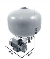 Kampa Dab KPF 30/16 Küre Tanklı Mini Hidrofor 2Kat 2Daire