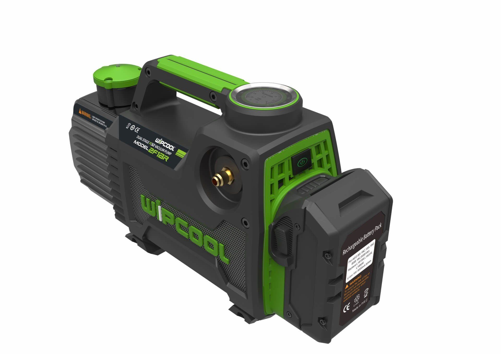 Wipcool Akülü Vakum Pompası 4.3 m³/h 2F1BRK Hızlı Vakum