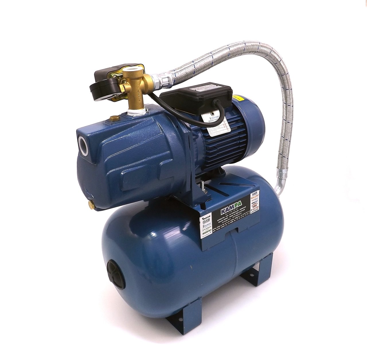 Sumak SMJ100 Jet Paket Hidrofor 4 Kat 6 Daire 24L Tank