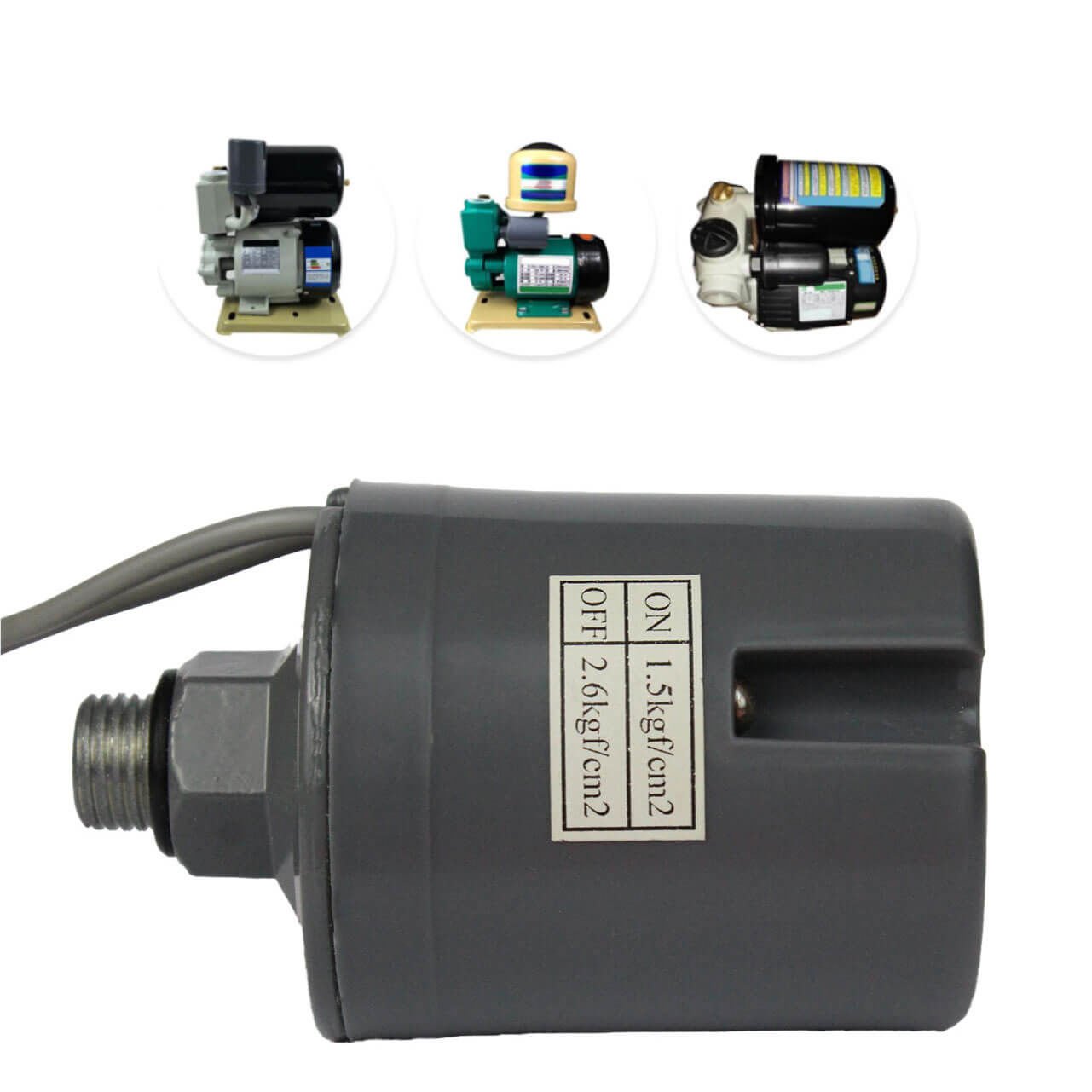 Sıcak Su Hidroforu Basınç Şalteri, Switch 1/4 İnç