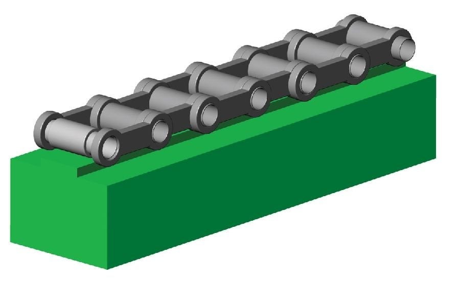 ALPOLEN 1000 T ZİNCİR KIZAKLARI/ROLLER CHAIN GUIDES 207 OTO 100
