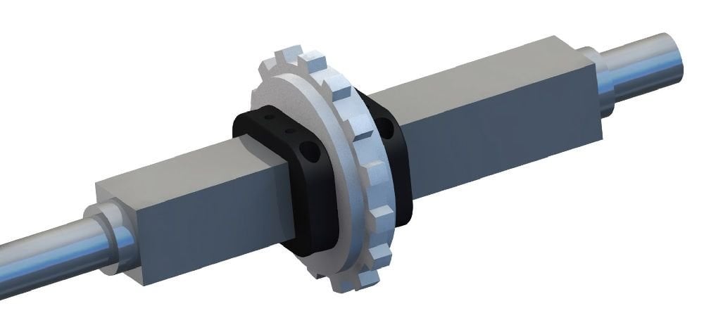 DİŞLİ SABİTLEME KELEPÇESİ(KARE)/SPLIT COLLARS TYPE(SQUARE) 800 235 060