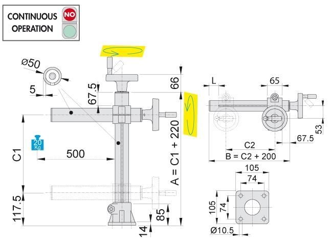 1416 Cross Profile Locator