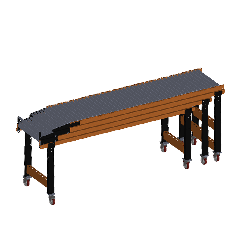 ARTK Serisi Avare Rulolu Teleskopik Konveyörü / Gravity Roller Loading ...