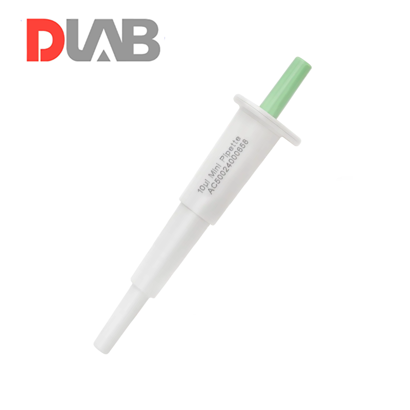 DLAB Mini Pipette Standard Mini Pipet 10 μL IVD Test Kitine Uygun