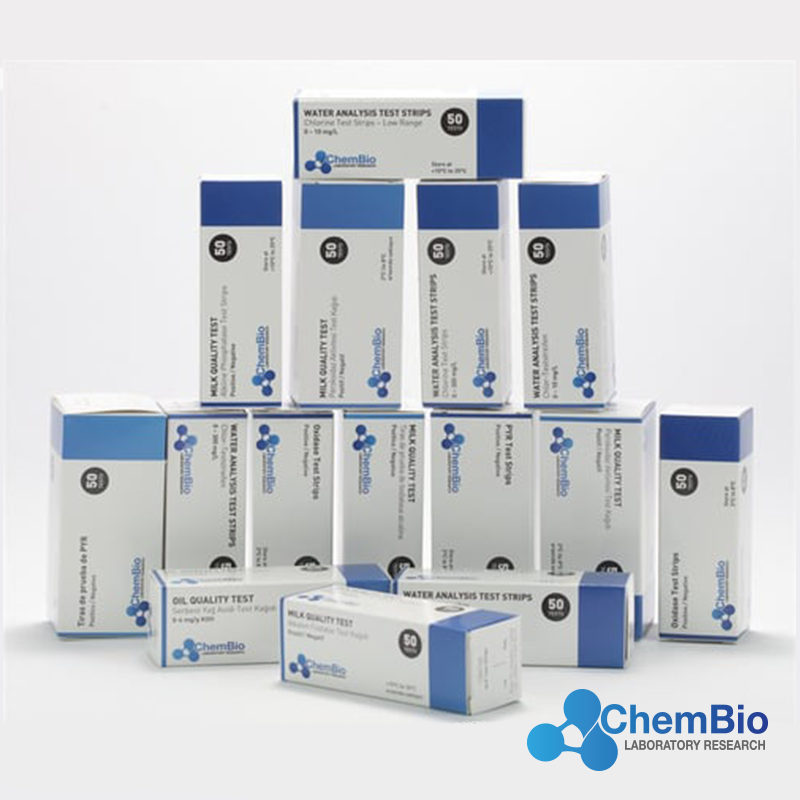 Chembio CB4200 Perasidik Asit Test Şeridi 0.. 500 ppm Yüksek Seviye 50 Test
