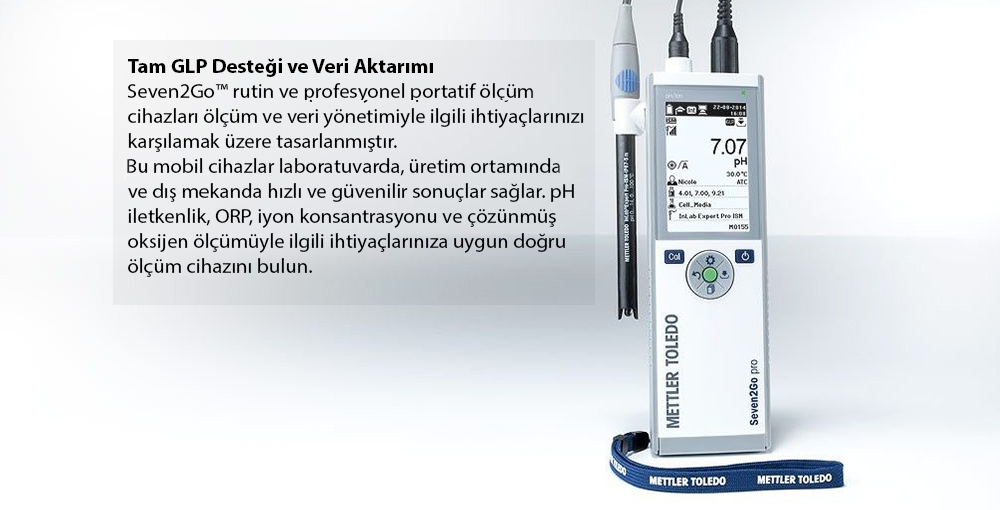 METTLER TOLEDO Seven2Go™ DO Ölçer S9 Standart Kit