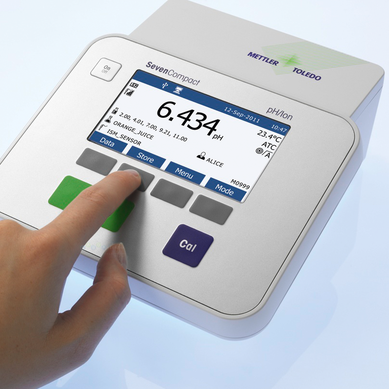 Mettler Toledo S220-K Sevencompact™ Masa Üstü pH/İyon Metre -2.00... 20 ...