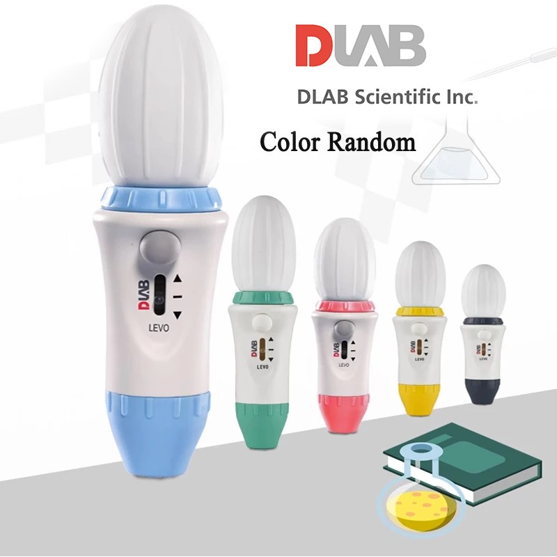 DLAB Levo Pipet Pompası Cam ve Plastik Pipetlere Uyumlu 0.1... 100 mL Mavi