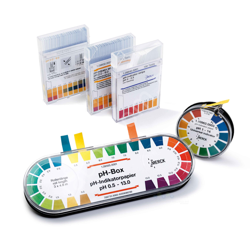 MERCK 110962 pH-indicator paper pH 1 - 14 Universal indicator Roll (4.8 ...