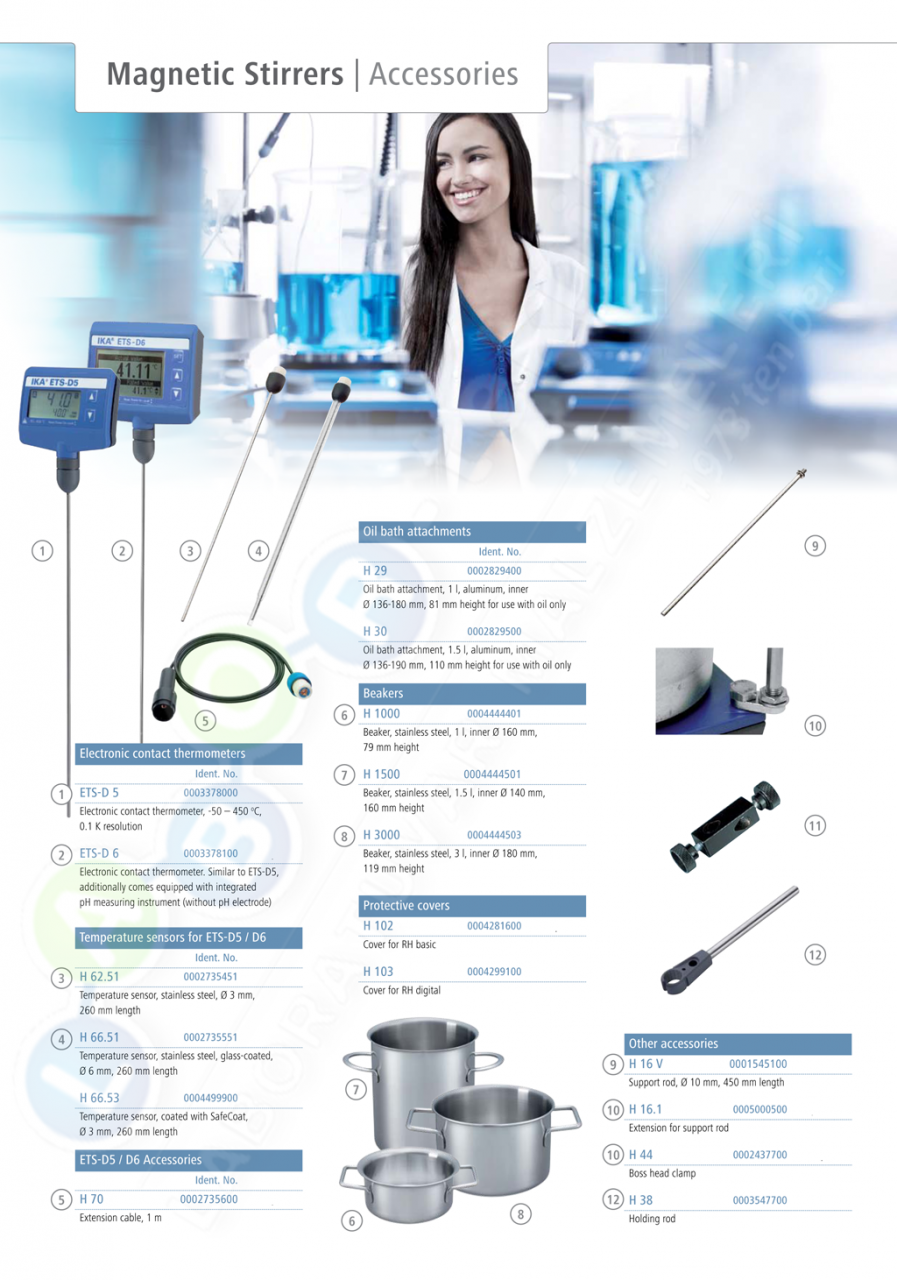 IKA RH Digital Isıtıcılı Manyetik Karıştırıcı 15 L/2000 rpm/ 320 °C