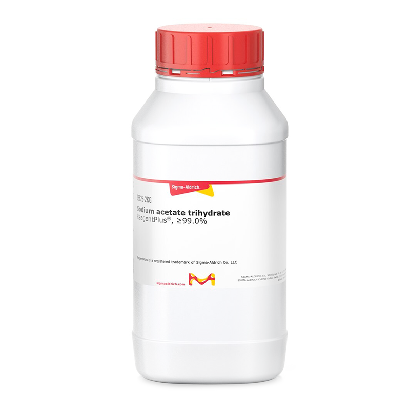 Sigma-Aldrich S8625 Sodium acetate trihydrate ReagentPlus®, ≥99.0% 500 gr